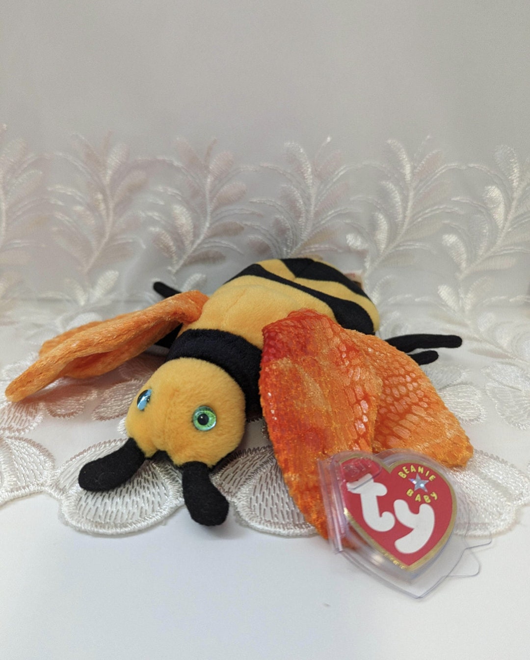 Ty Beanie Baby - Buzzie the Bumblebee (6in) - Etsy