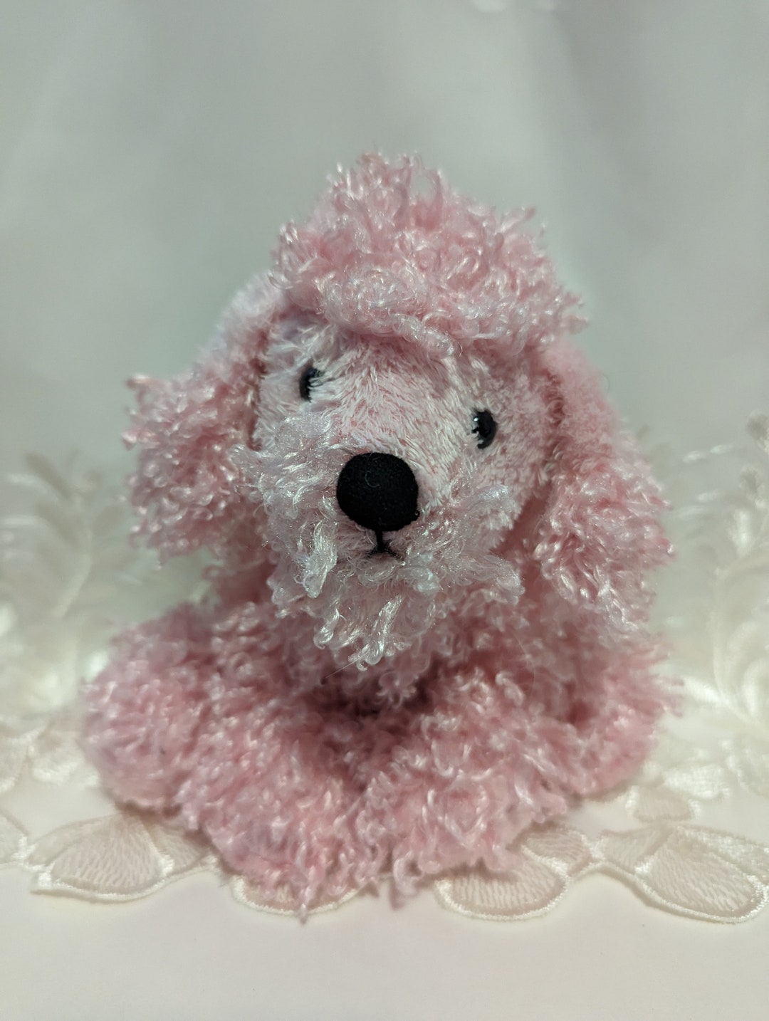 Webkinz Adorable Curly Pink Poodle 9in No Tag - Etsy