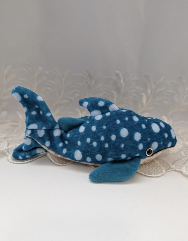 Ty Beanie Baby Poseidon the Blue Whale Shark - Mint Vintage Plush Toys ...