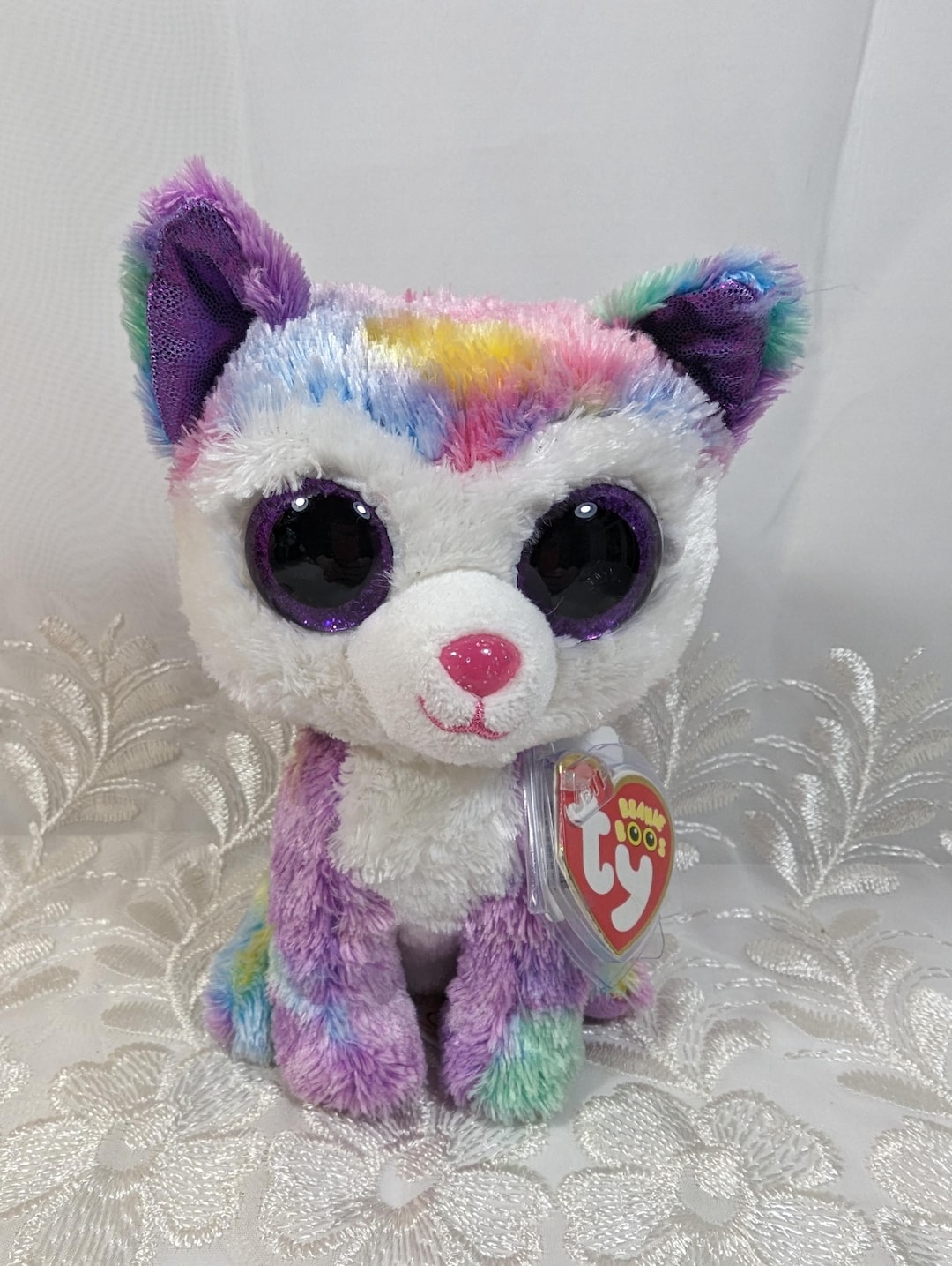 Ty Beanie Boo - Izabella the Husky Dog (6in) Claire's Exclusive *rare ...