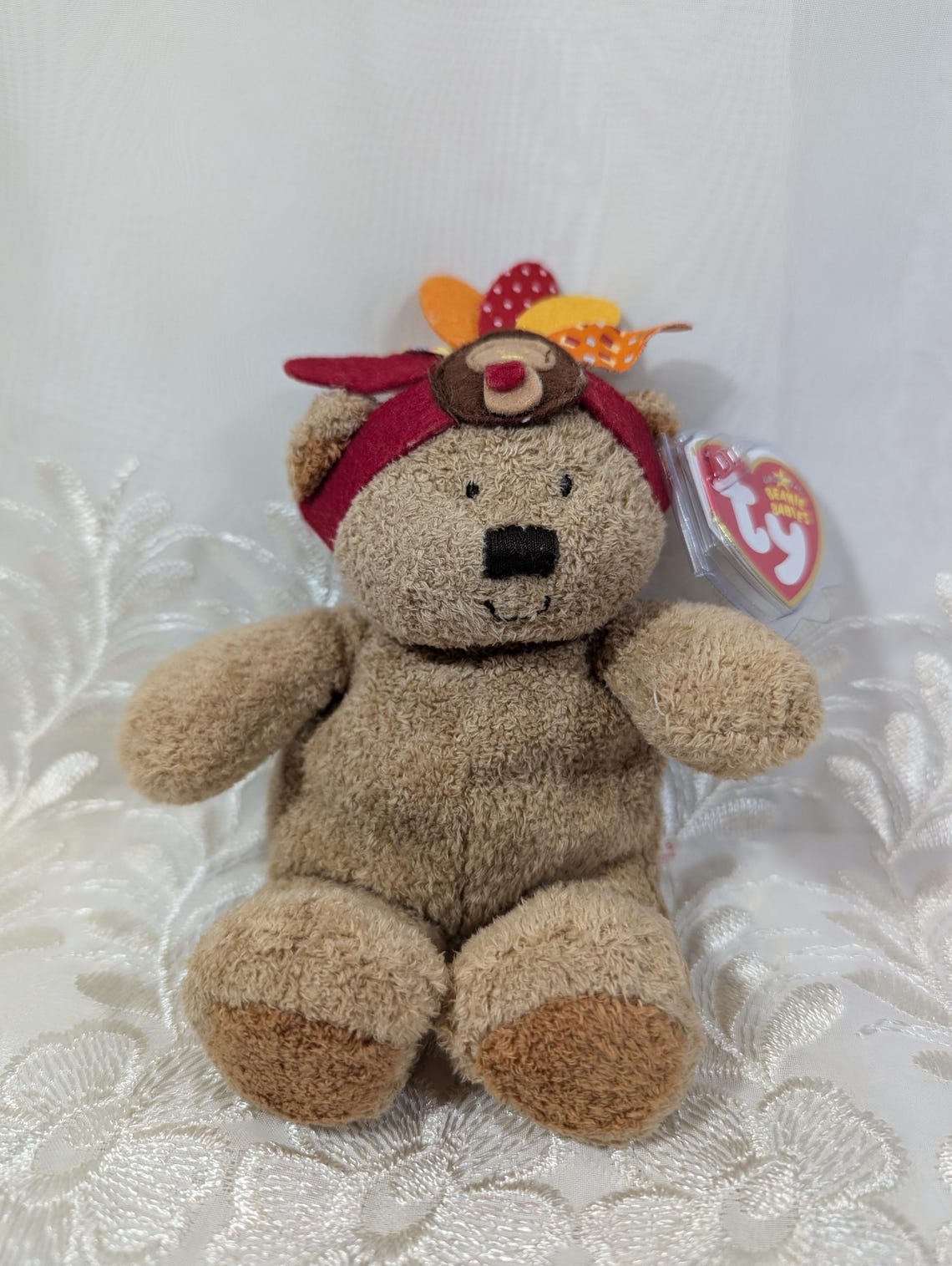 Ty Beanie Baby - Blitz the Football Bear (6in) - Etsy