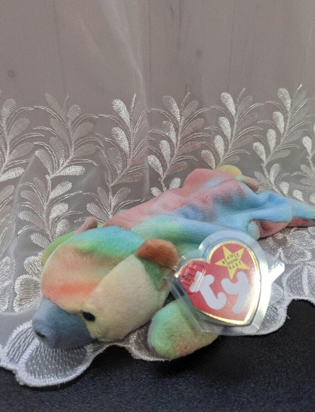 Ty Beanie Baby - Sammy the Multi-coloured Bear (8.5in) - Etsy