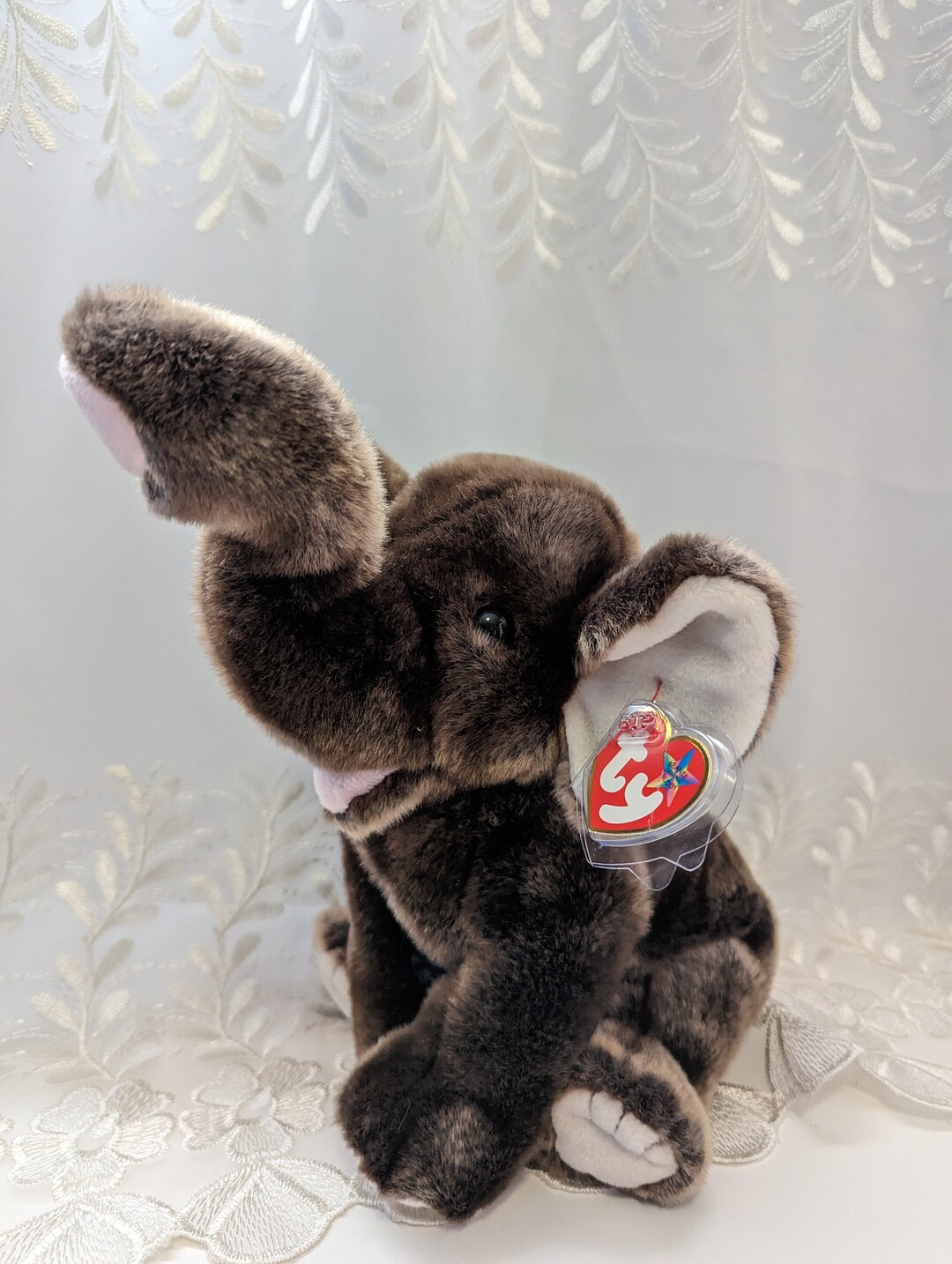 Ty Beanie Buddy- Trumpet the Elephant - Vintage Plush Toy. (10in ...