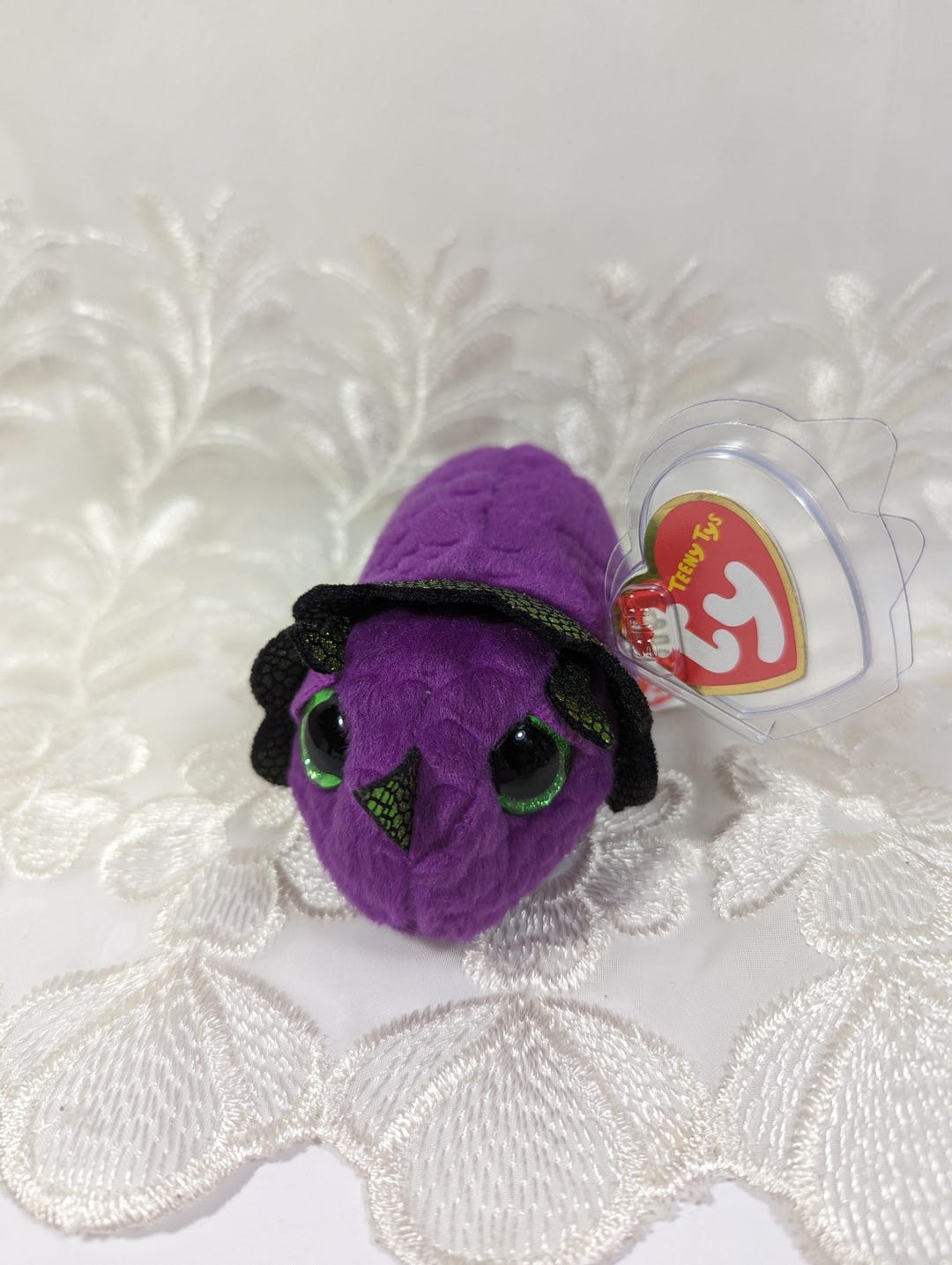 Ty Teeny Tys - Landon the Purple Triceratops Dinosaur (4in) - Etsy