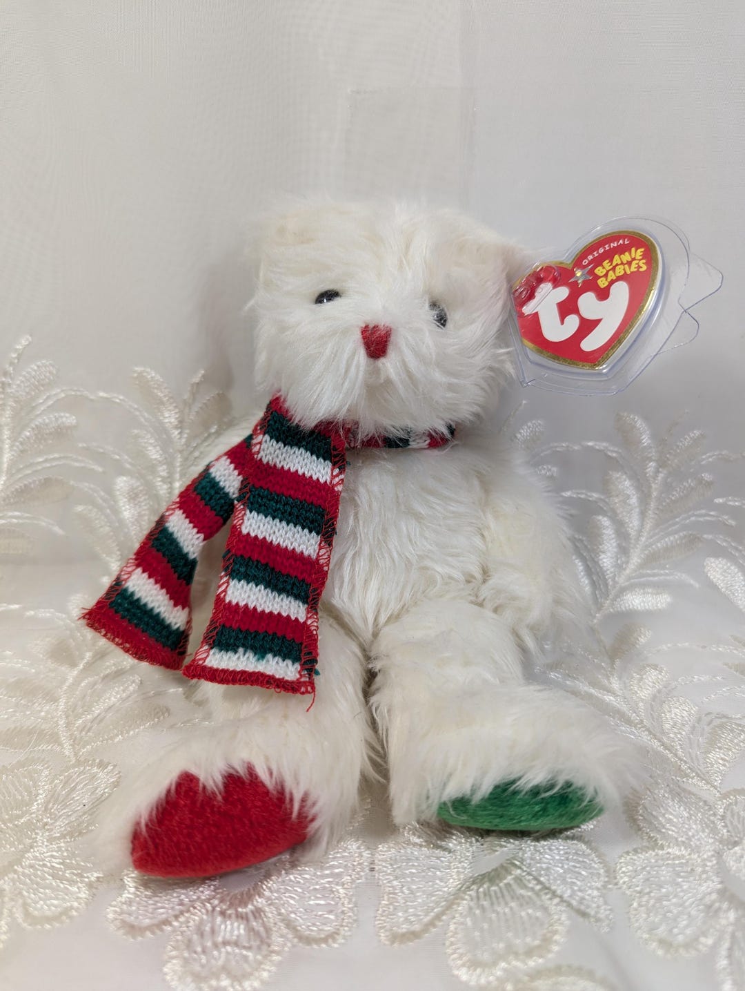 Ty Beanie Baby - Muffler the Bear (7in) - Etsy