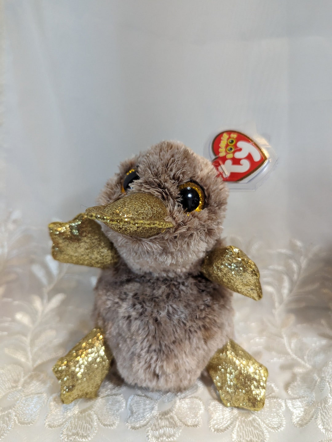 Ty Beanie Boo Perry the Platypus 9in Creased Tag - Etsy