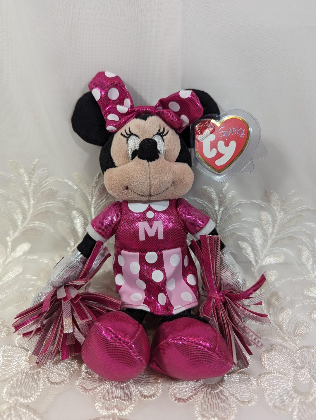 Ty Sparkle Collection - Minnie Mouse the Cheerleader (8in) - Etsy
