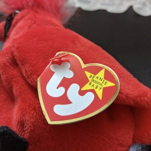Ty Beanie Baby - Mac the Red Cardinal Bird Plush Toy (5in) - Etsy