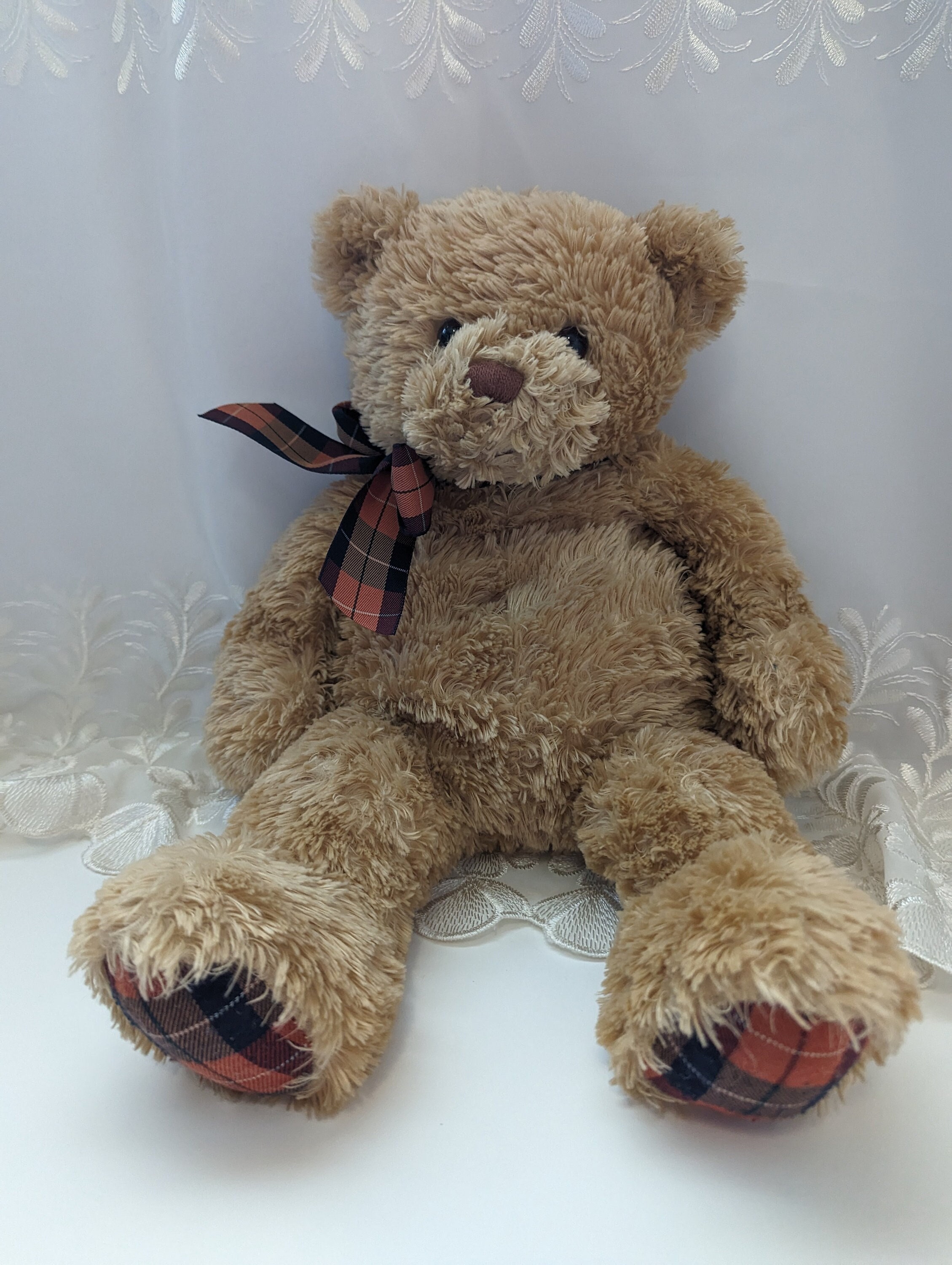 Gund Plaid the Tan Bear Style Number 44220 17in Adorable - Etsy