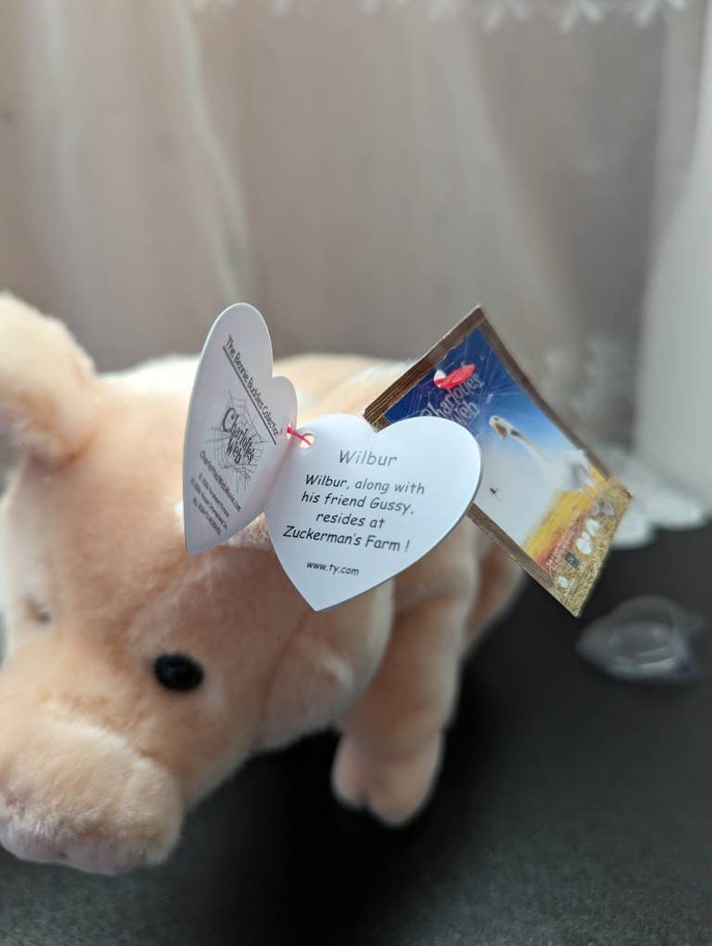 Ty Wilbur the Pig From Charlotte's Web the Movie Beanie - Etsy