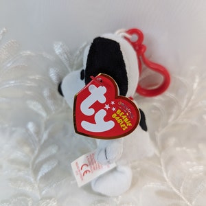 Ty Beanie Baby Clip Snoopy the Dog From Peanuts 4.5in - Etsy