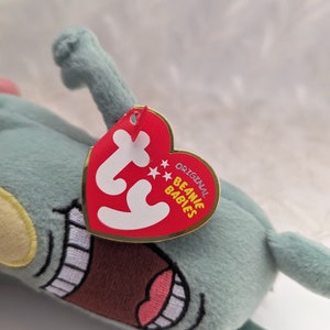 Ty Beanie Babies - Sheldon J Plankton From Spongebob the TV Show. Mint ...