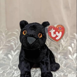Ty Beanie Baby midnight the Black Panther 6 Inch Etsy UK