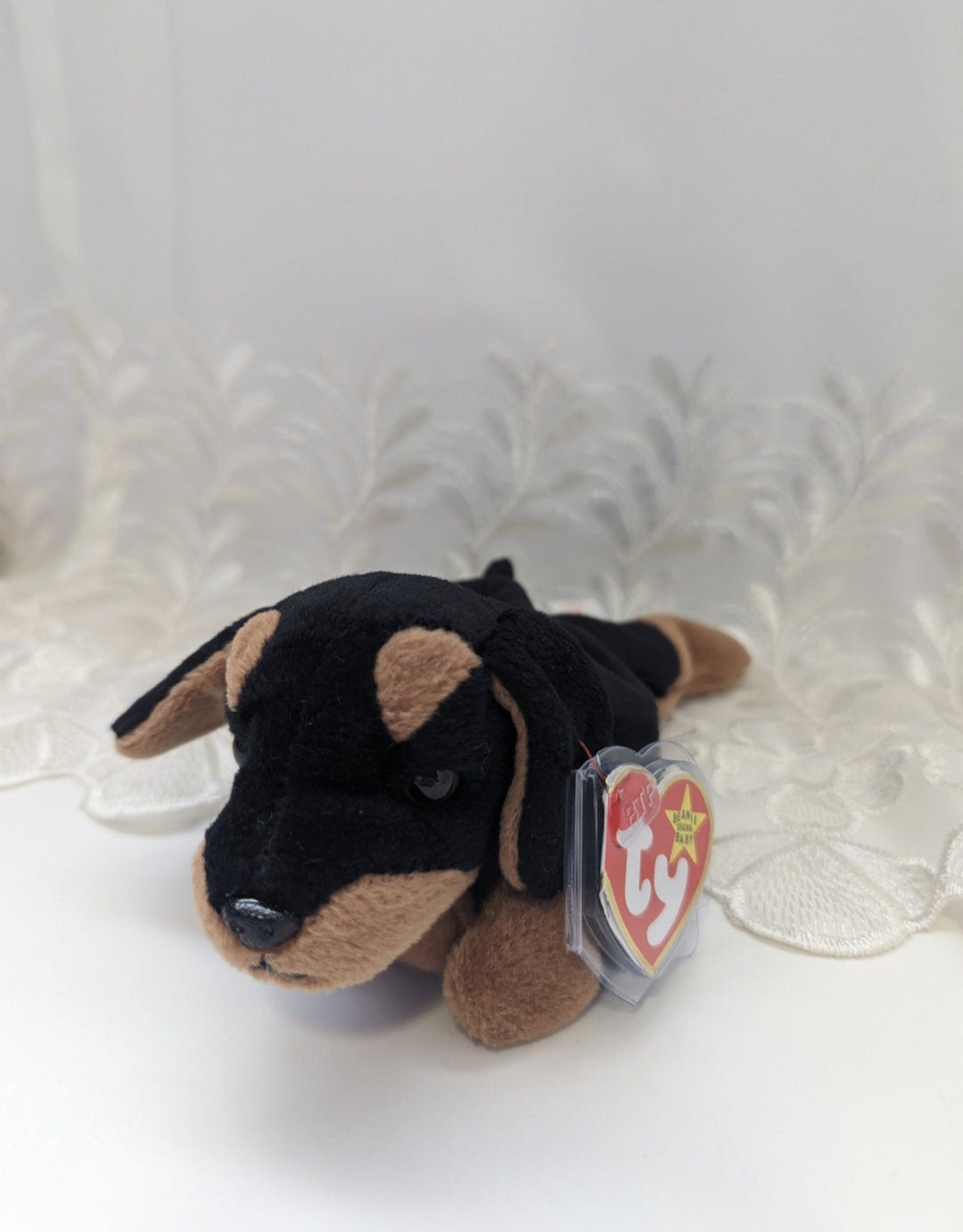 Ty Beanie Baby - Doby the Doberman Dog (8in) - Etsy