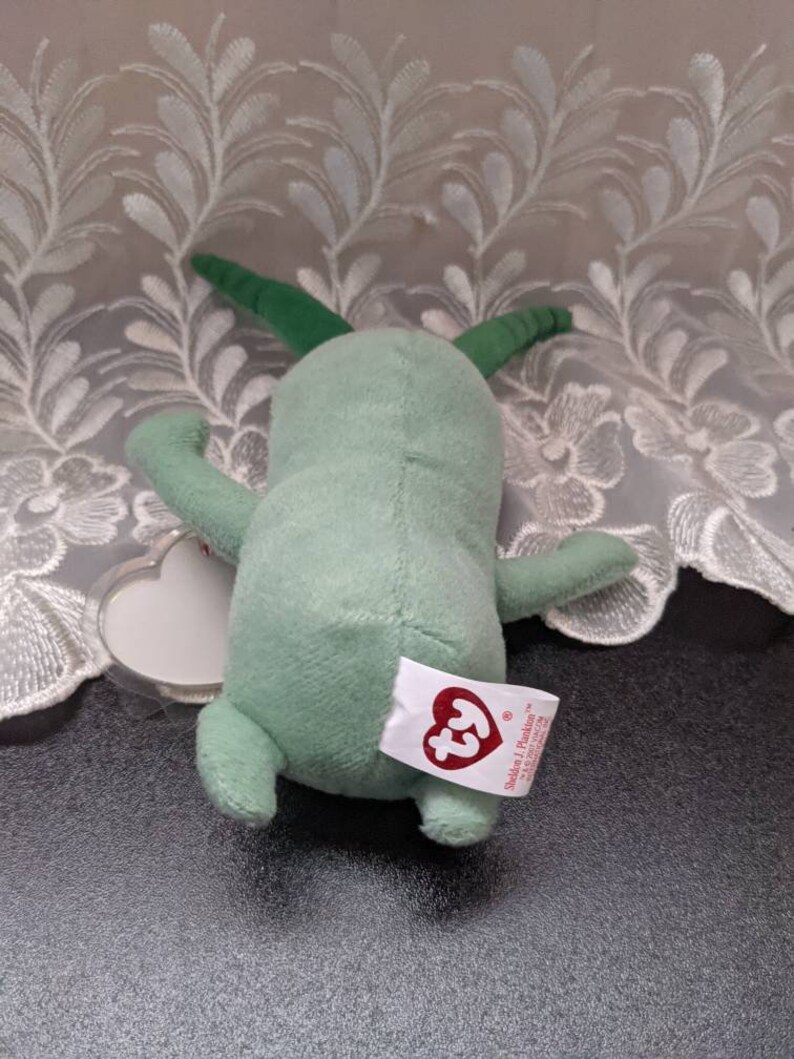 Ty Beanie Babies Sheldon J Plankton From Spongebob the TV - Etsy
