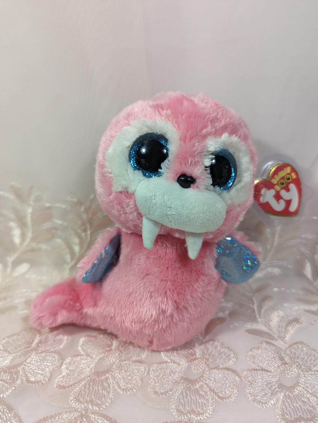 Ty Beanie Boo - Tusk the Pink Walrus (6 In) - Etsy