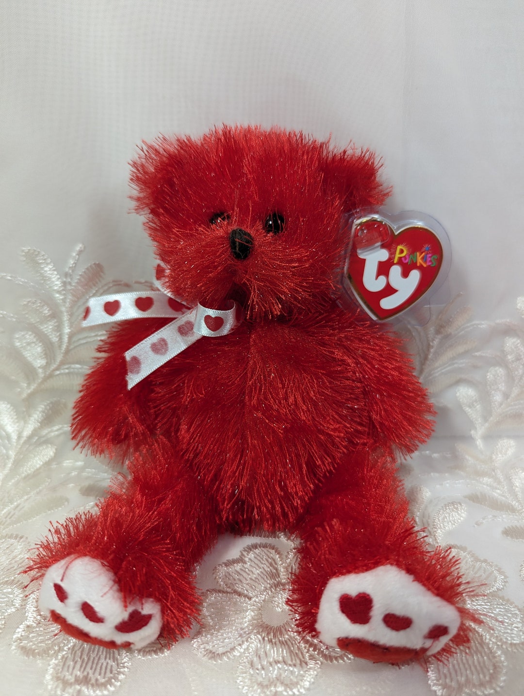Ty Punkies Collection - Lil Siren the Red Bear (8in) - Etsy