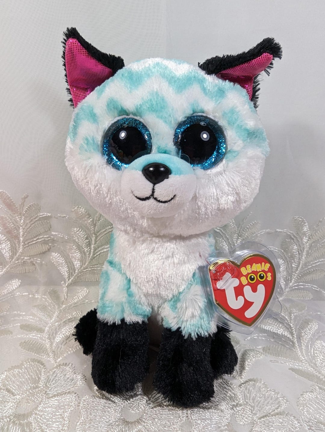 Ty Beanie Boo Piper the Fox 6in Claire's Exclusive rare - Etsy