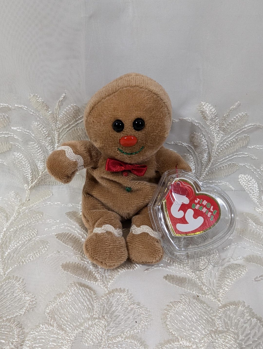 Ty Jingle Beanie - Sweetsy the Gingerbread Man (4.5 In) Christmas Tree ...