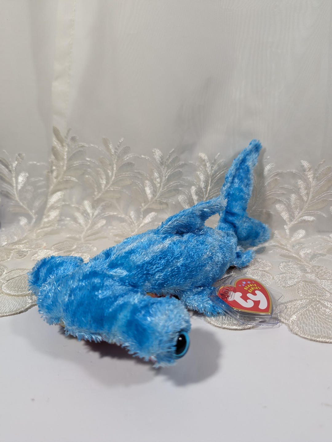 Ty Beanie Baby - Sledge the Shark (9in) - Etsy