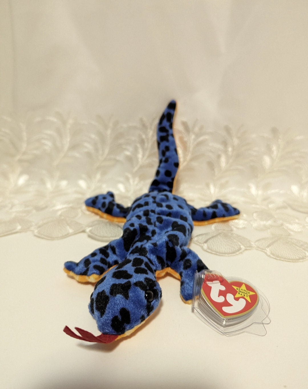Seller Away Jan 13 27 Ty Beanie Baby Lizzy the Blue Lizard 12in - Etsy