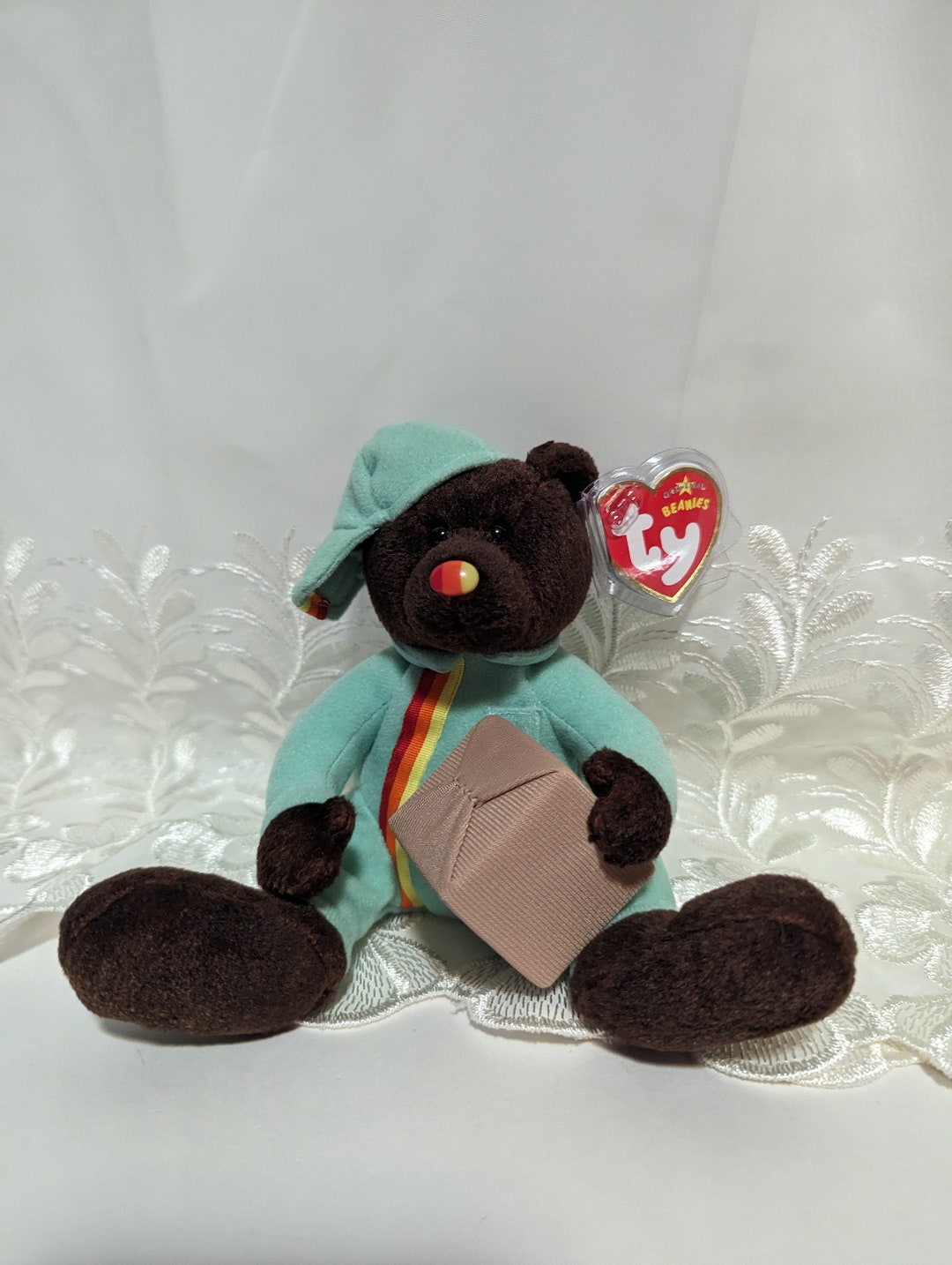 Ty Beanie Baby Packer the Bear UK Exclusive 7 In - Etsy