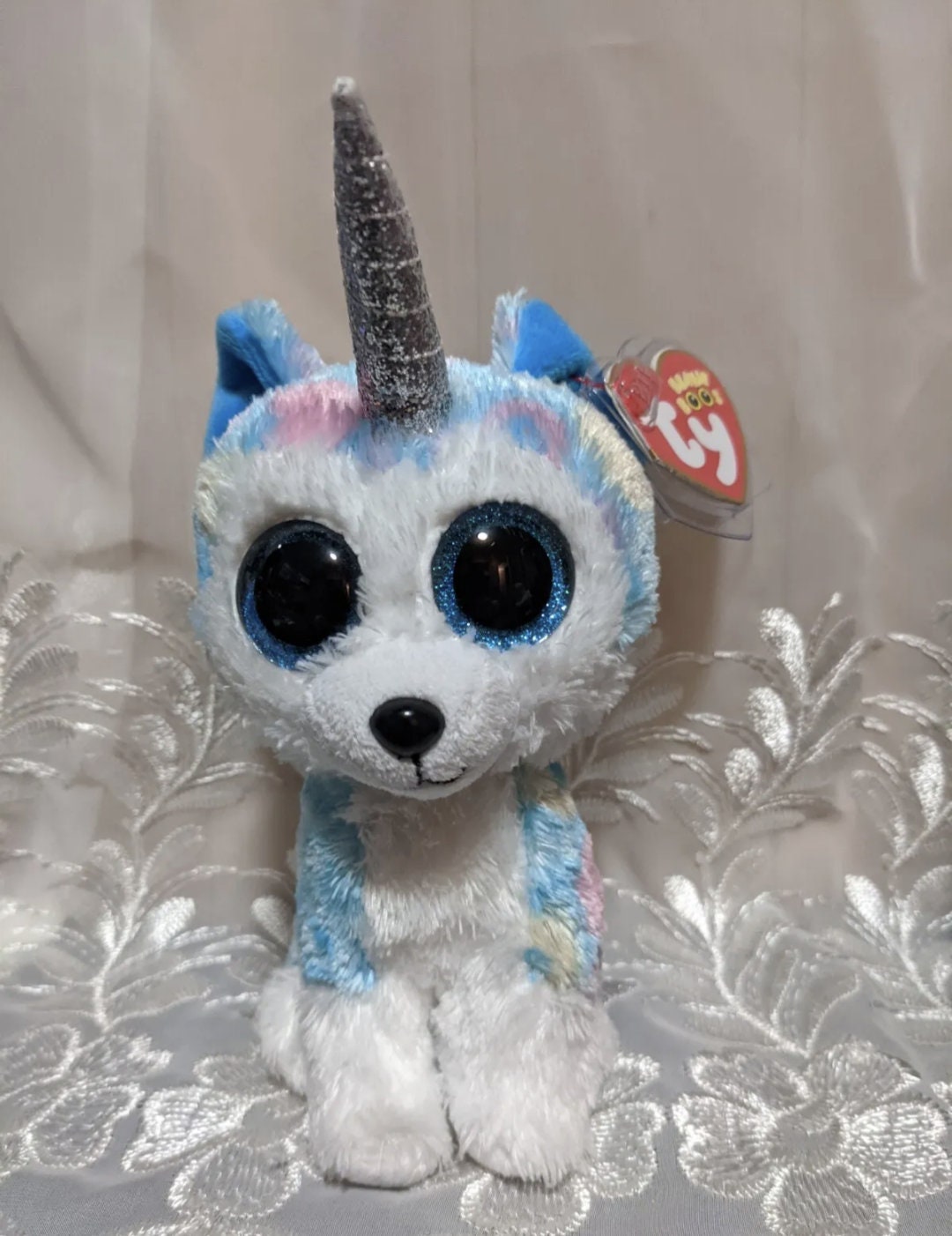 Ty Beanie Boo - Helena the Husky Unicorn (6in) - Etsy