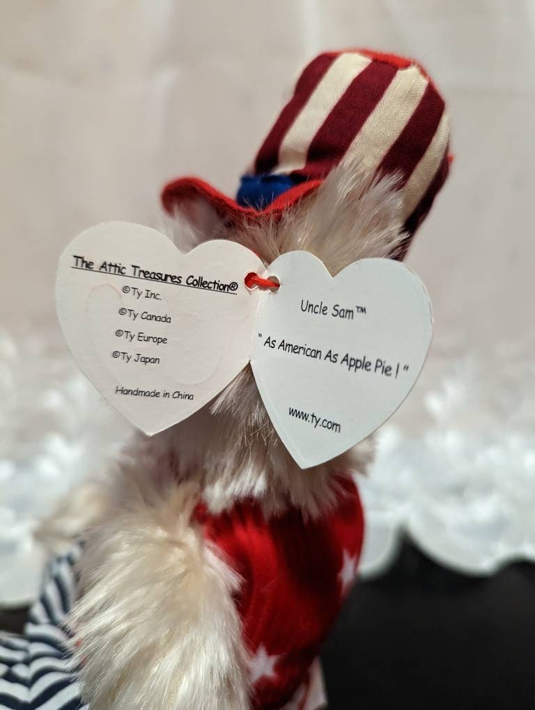 Ty Attic Treasure Collection- Uncle Sam the USA Patriotic Bear ...