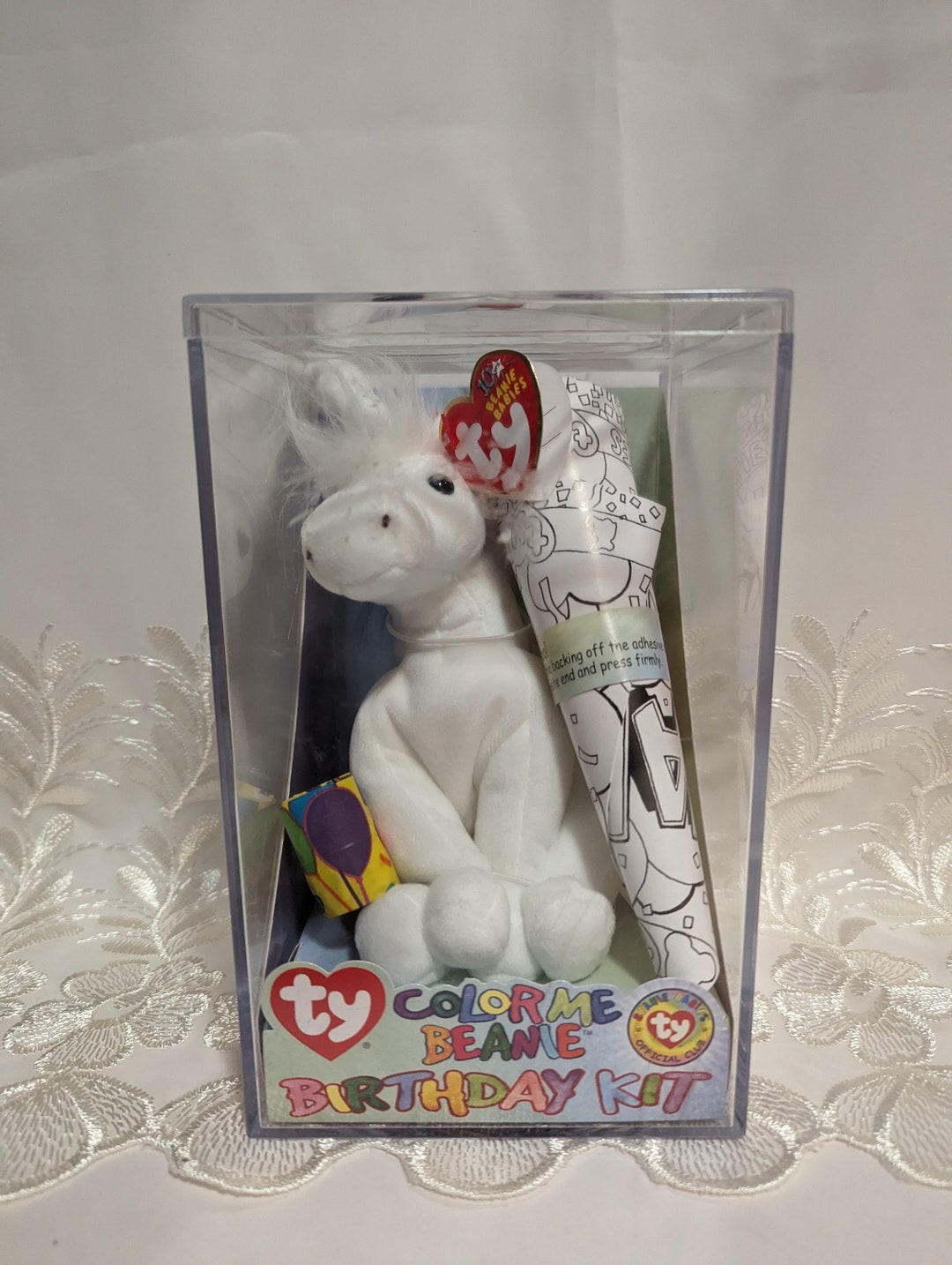 Ty Beanie Baby - Color Me Beanie the Unicorn (birthday Kit) Sealed - Etsy