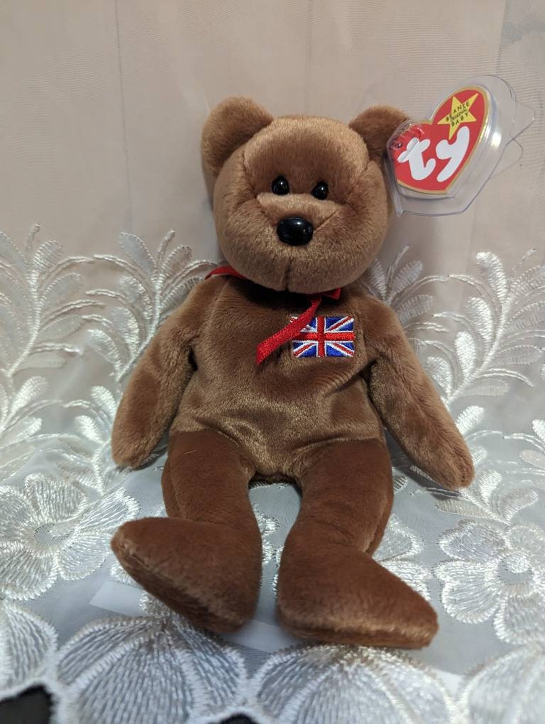 Ty Beanie Babies - Britannia the Bear (8.5 In) - Etsy