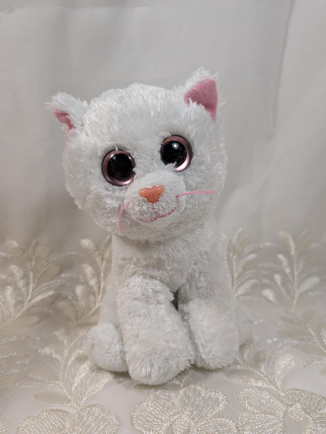 Ty Beanie Baby - Bianca the White Cat (6in) No Tag - Etsy