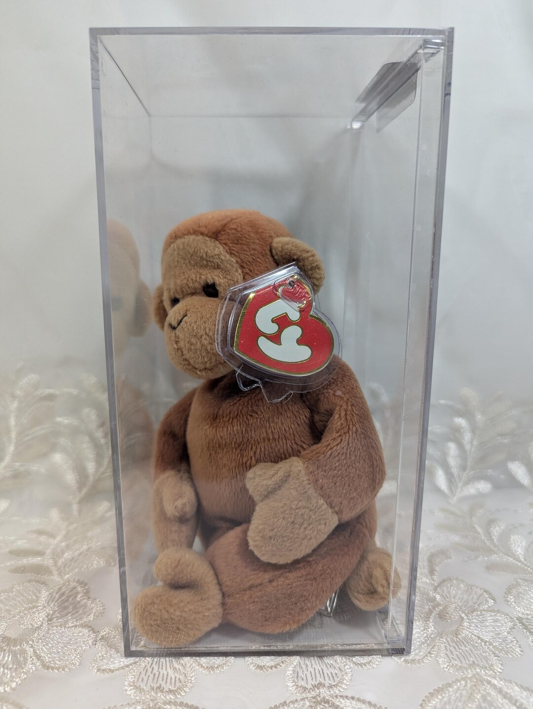Ty Beanie Baby - Bongo the Monkey (8 In) AUTHENTICATED Third Gen, Tan ...