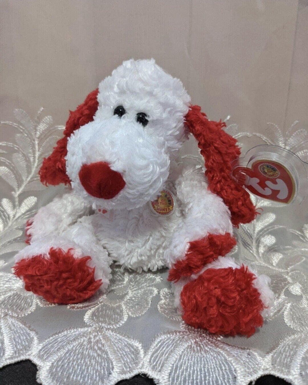 Ty Beanie Baby of the Month - Adonis the Valentines Day Dog - February ...