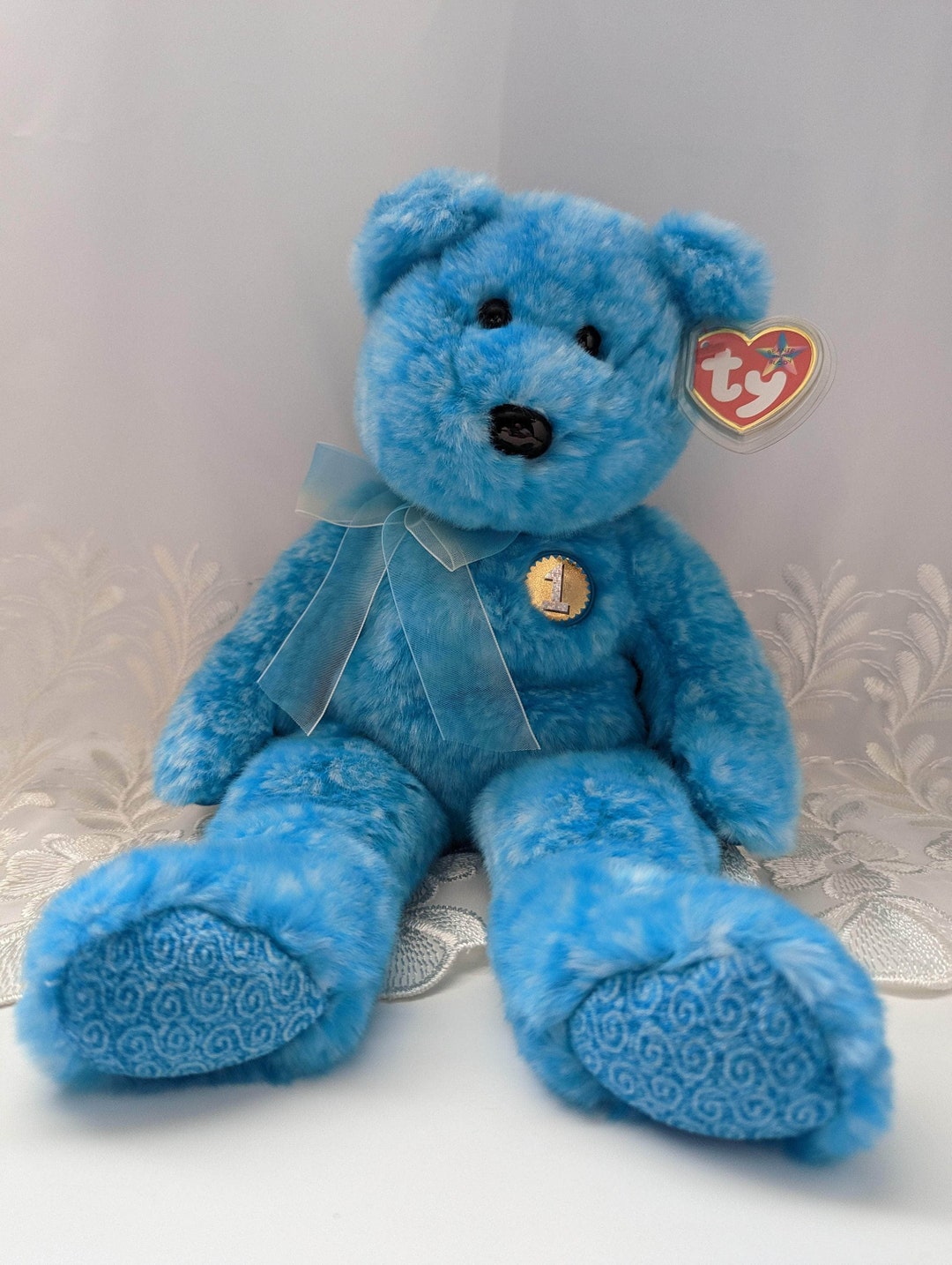 Ty Beanie Buddy - Classy the Bear (13in) - Etsy