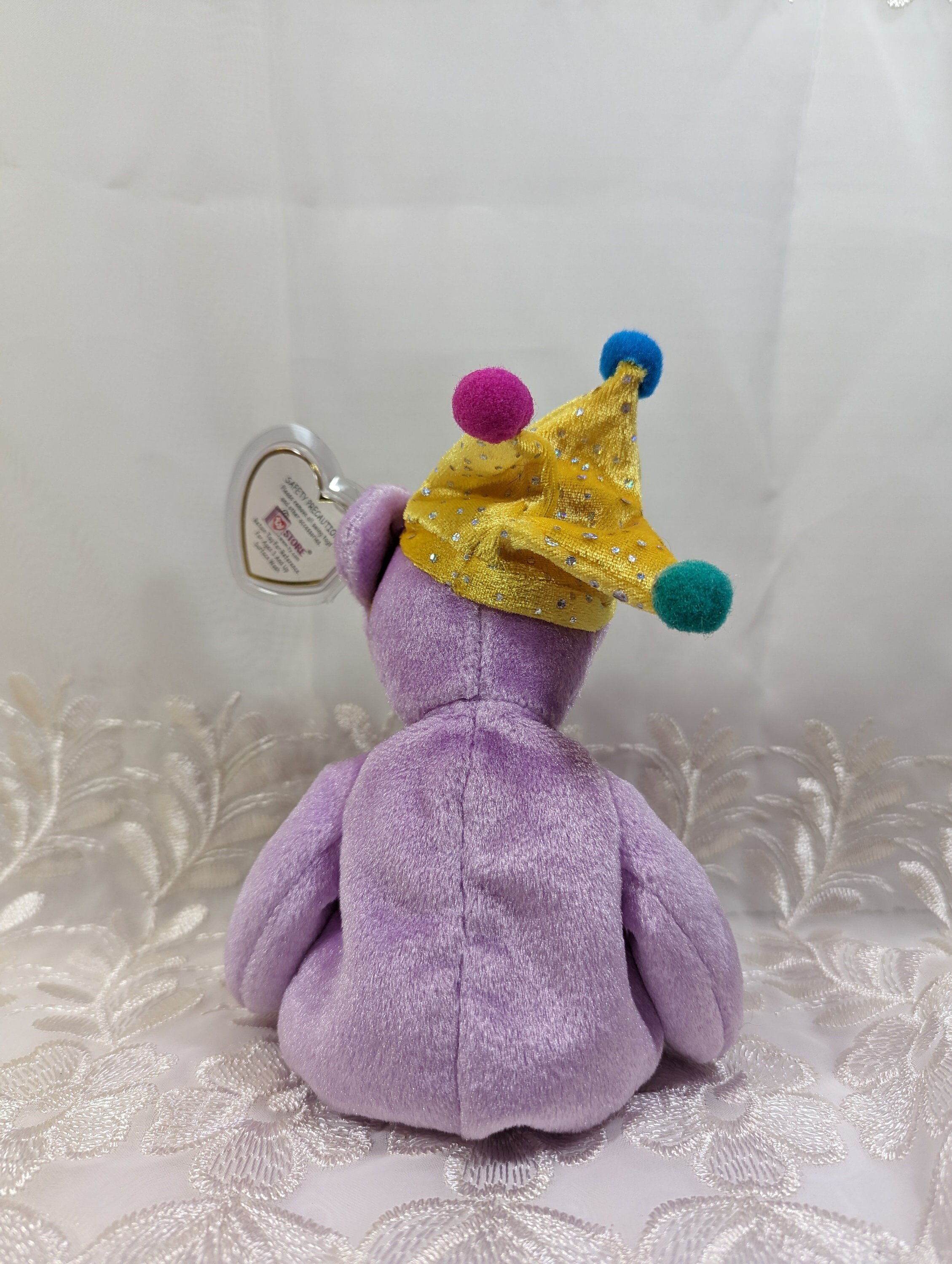 Ty Beanie Babies - Jokester the Purple April Fool's Bear (8.5in) Near ...