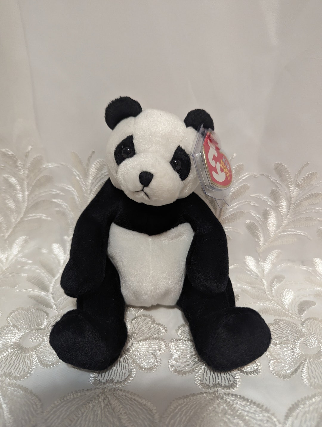 Ty Beanie Baby - Mandy the Panda (6in) - Etsy