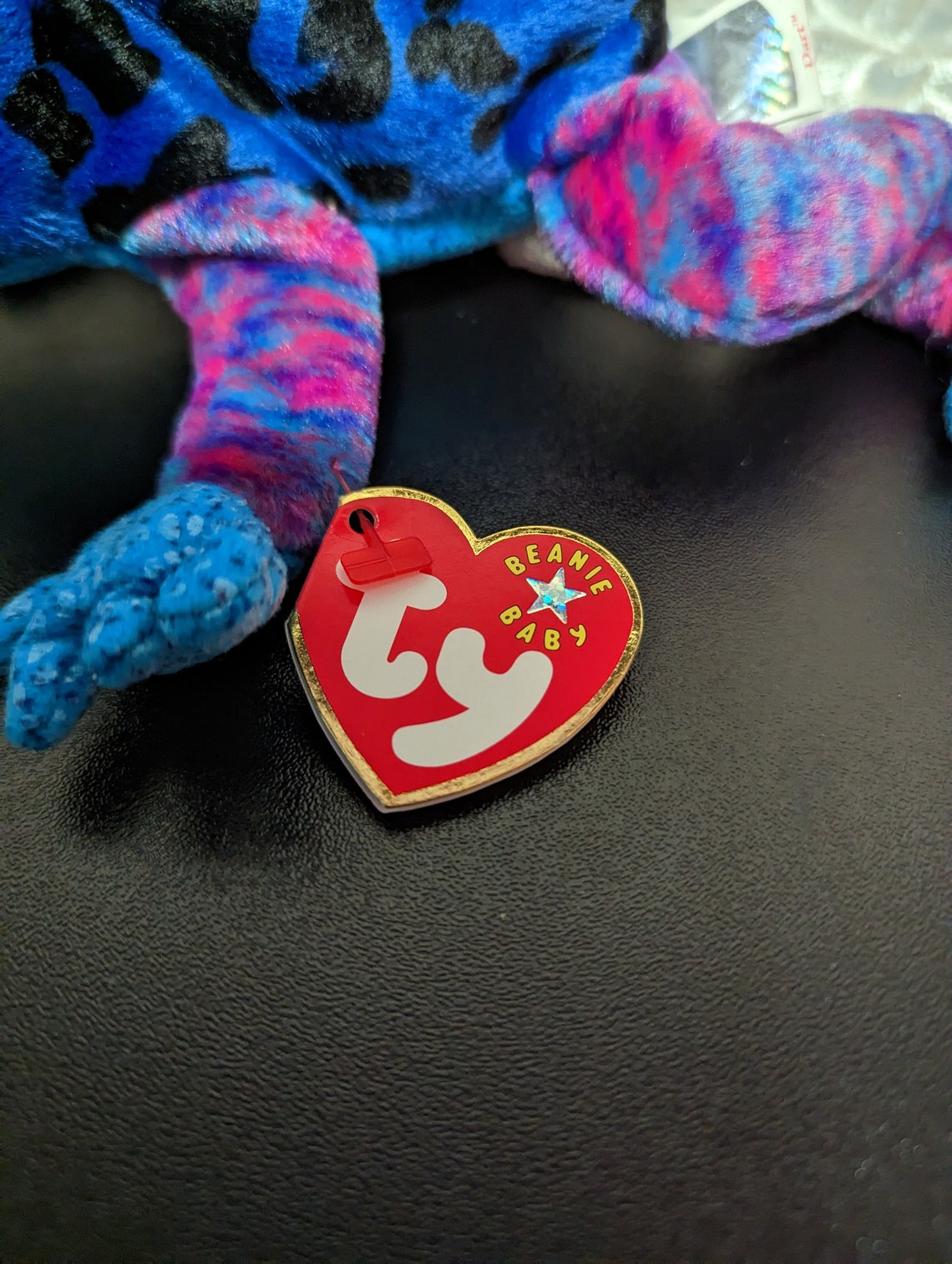 Ty Beanie Baby - Dart the Blue Frog- Mint Plush Toy (7in) - Etsy