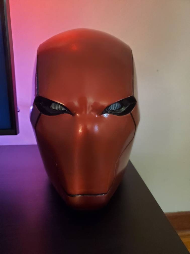 Red Hood Helmet 3d Printed. - Etsy