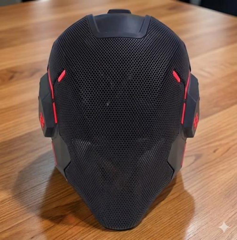Tron Ares Helmet Cosplay. Mesh Mask - Etsy