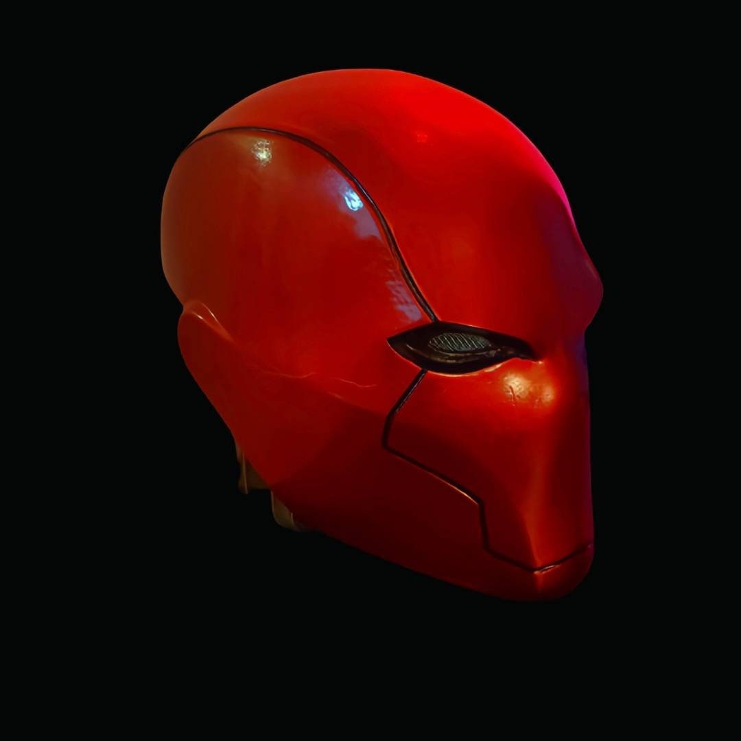 Red Hood Helmet 3d Printed. - Etsy