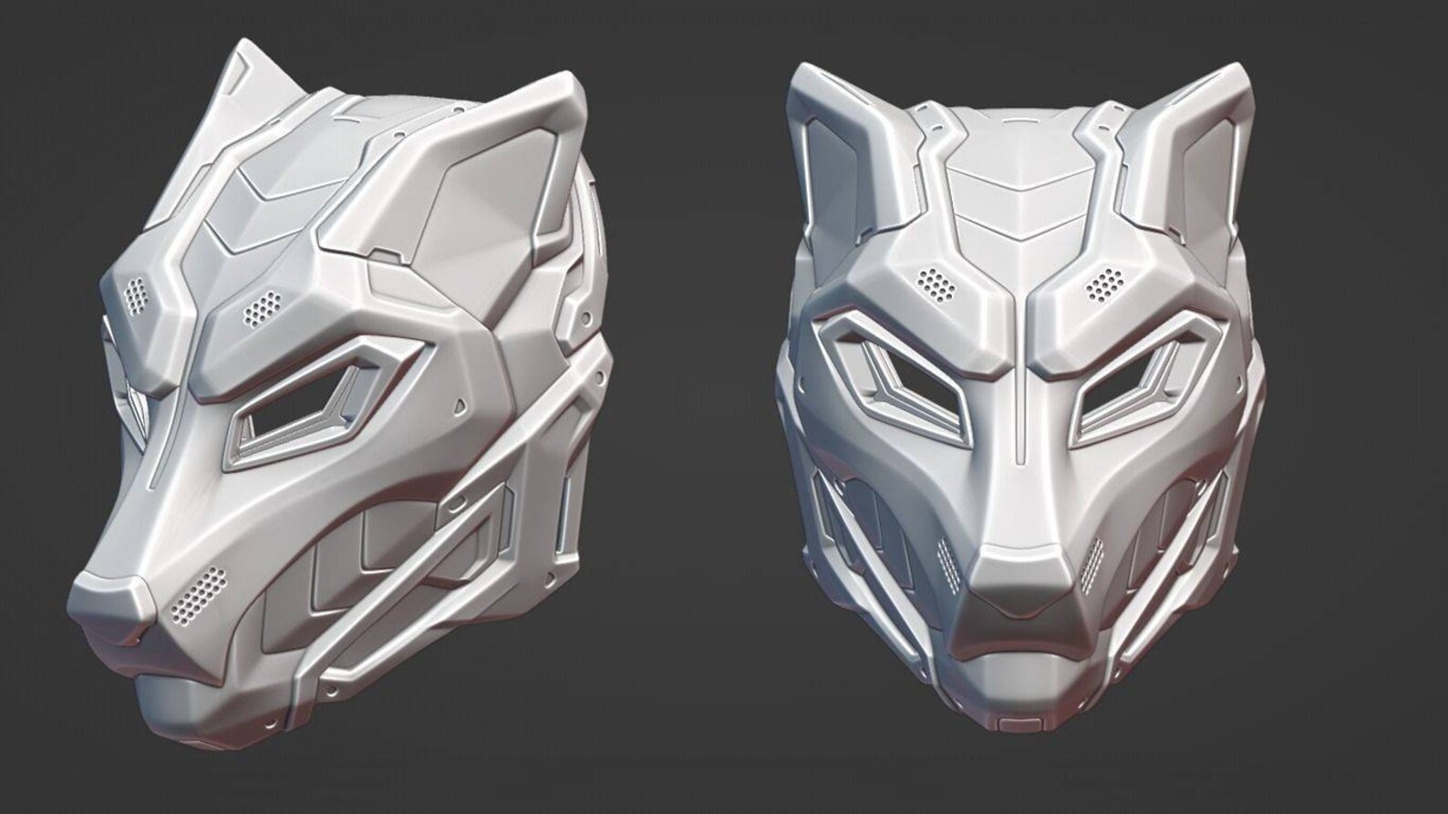 Neo Wolf Cosplay Mask - Etsy