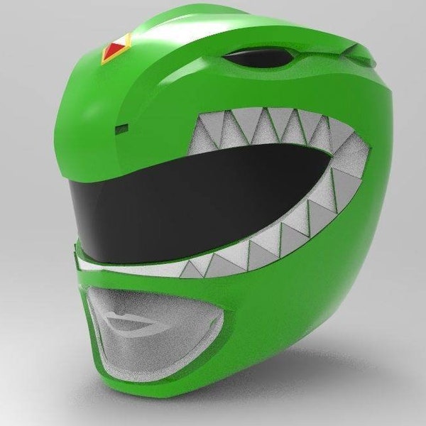 Green Ranger Helmet - Etsy