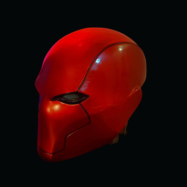 Red Hood Helmet 3d Printed. - Etsy