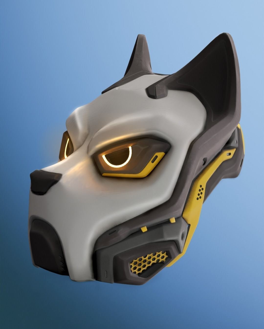 Evo Dog Cosplay Mask - Etsy