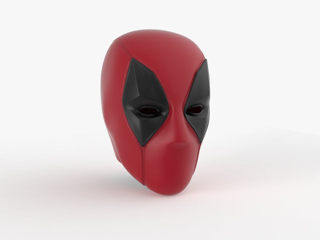 Deadpool 3d Printed Complete Mask - Etsy
