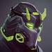 Cyber Samurai - Cosplay Helmet - Etsy