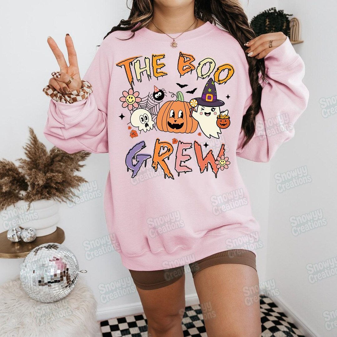 The Boo Crew PNG, Kids Halloween PNG, Halloween Party PNG, Ghost Shirt ...