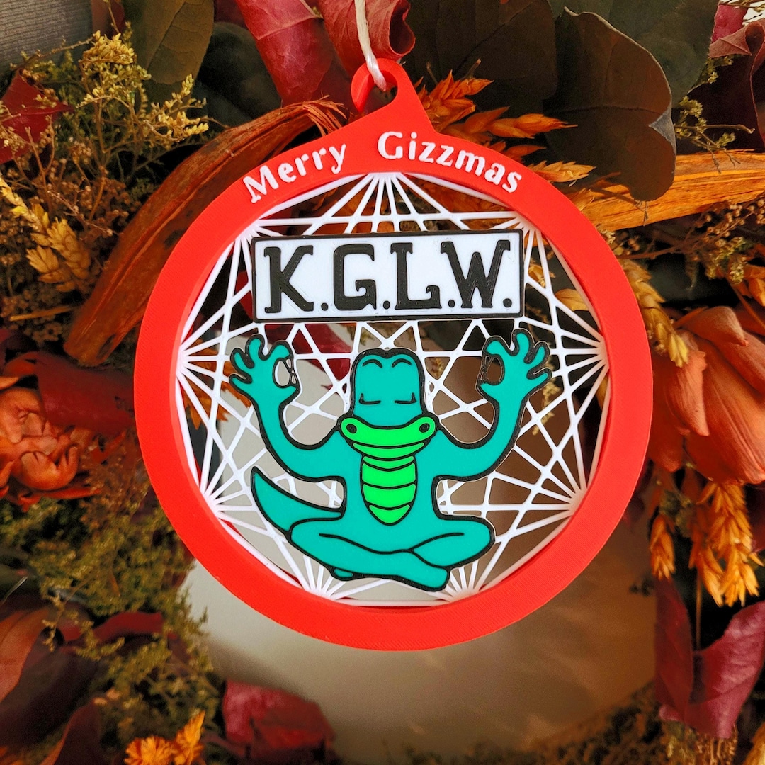 Gizzy Gator Christmas Ornament - King Gizzard and the Lizard Wizard ...