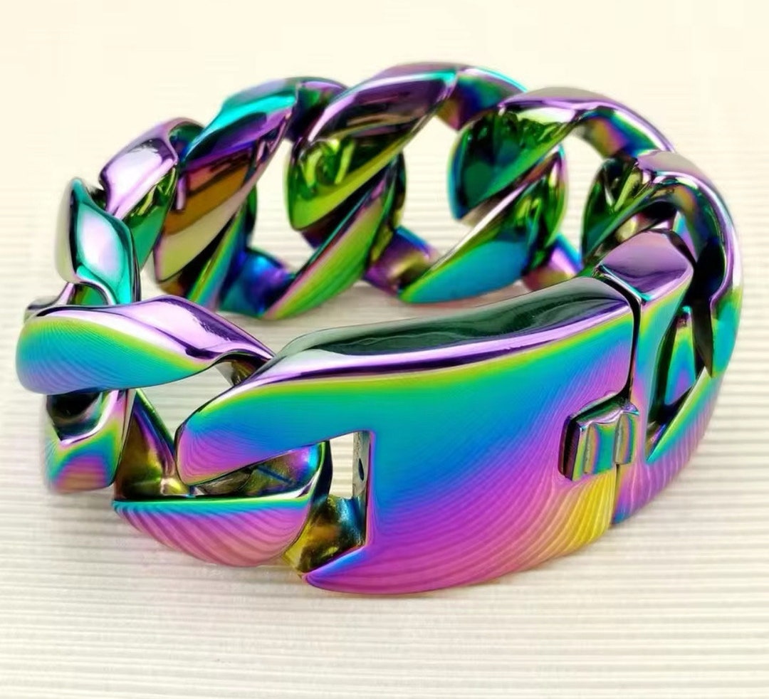 Rainbow cuban chain store