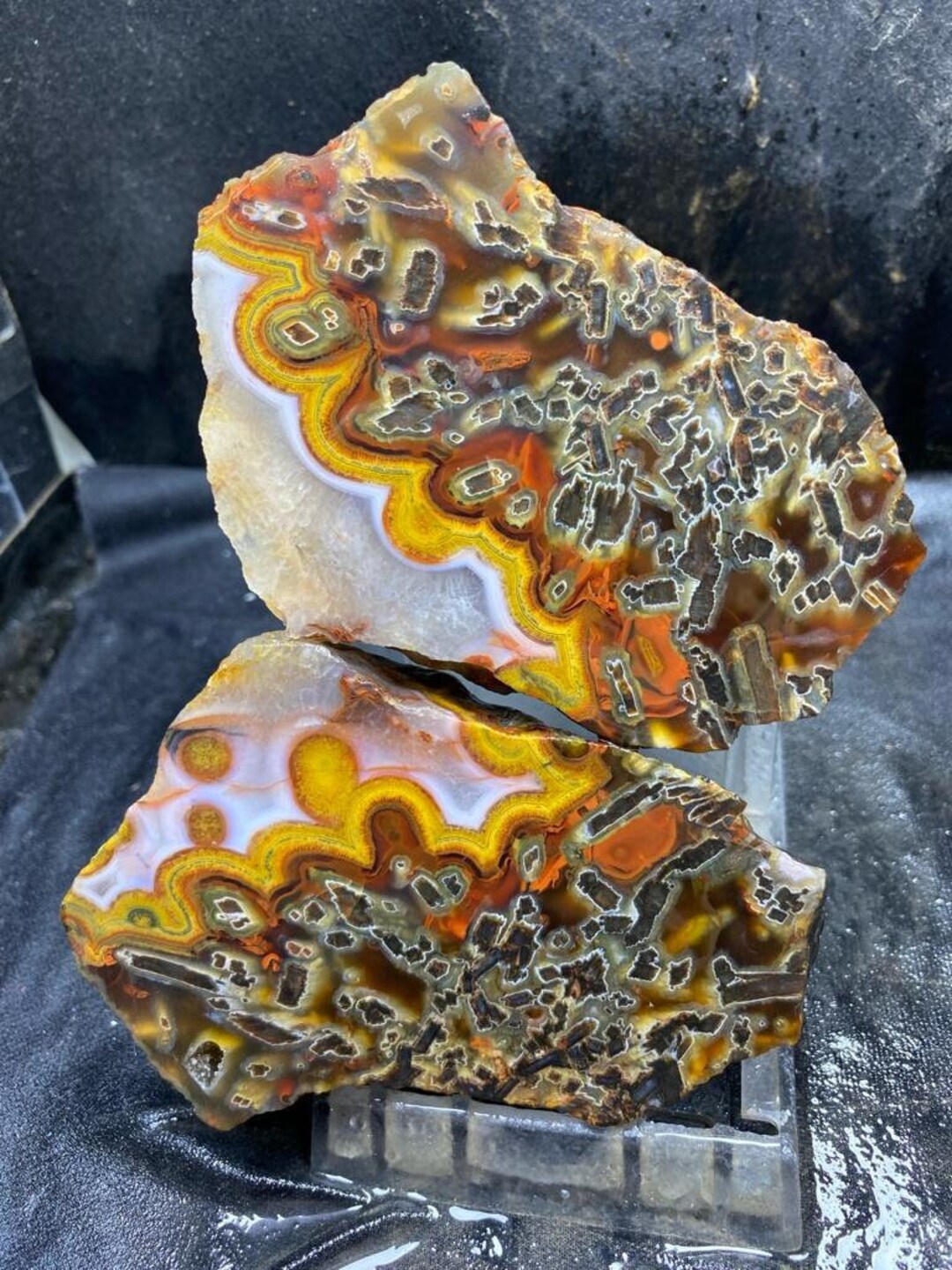 Turkish Colourfull Banded Ankara Agate Freeshipping and Free Master ...